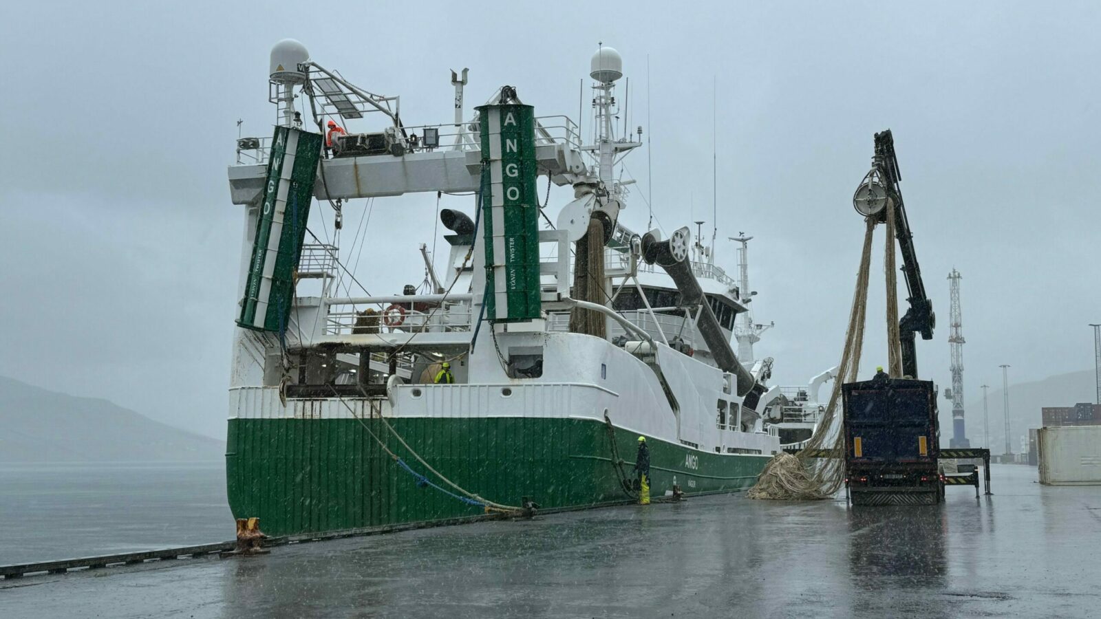 Pelagic trawler Ango has been using the Vónin Twister Smart doors for ...