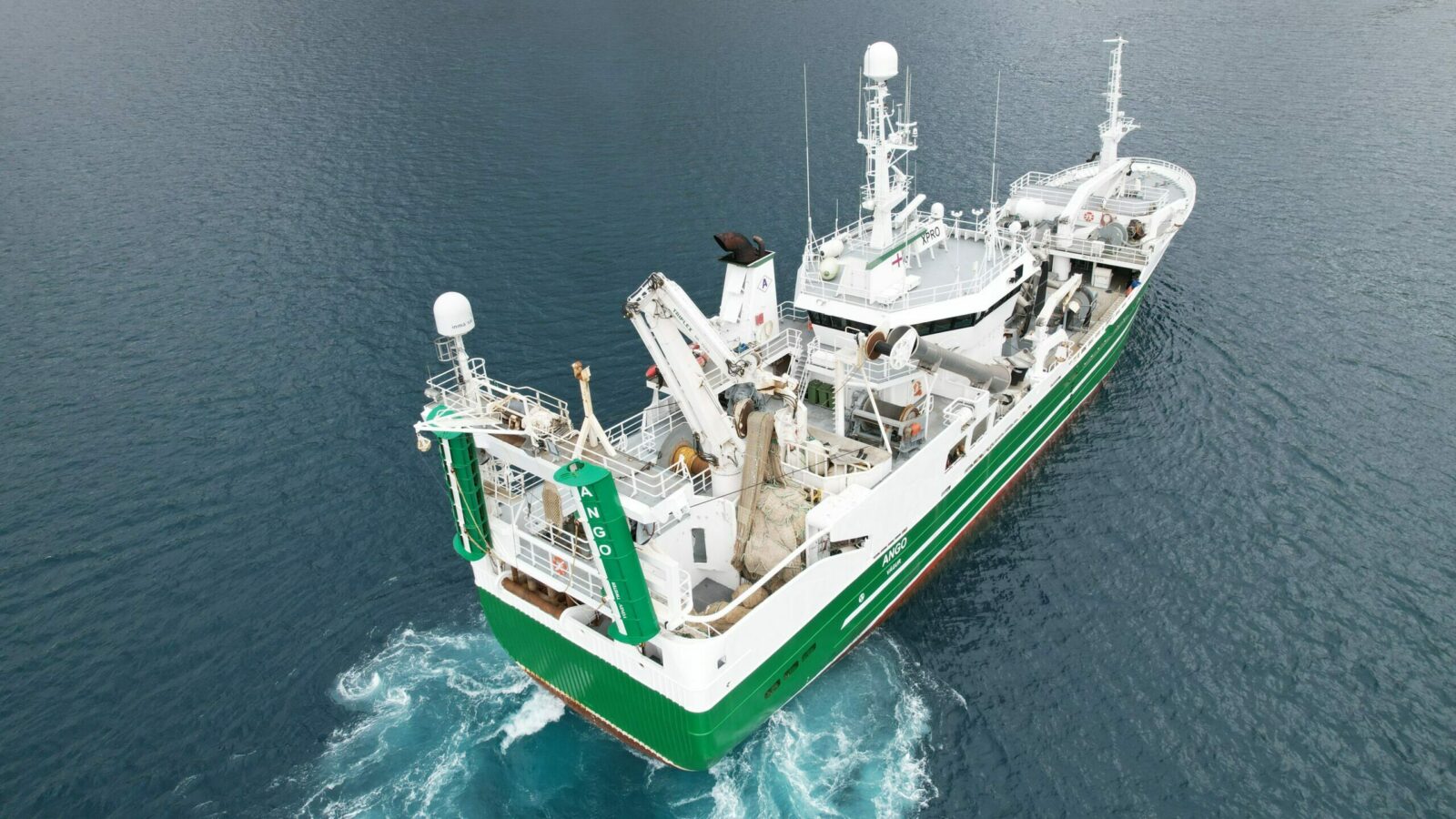 Pelagic trawler Ango has been using the Vónin Twister Smart doors for ...